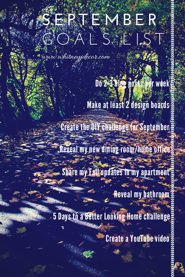 September-goals-list - Whitney J Decor