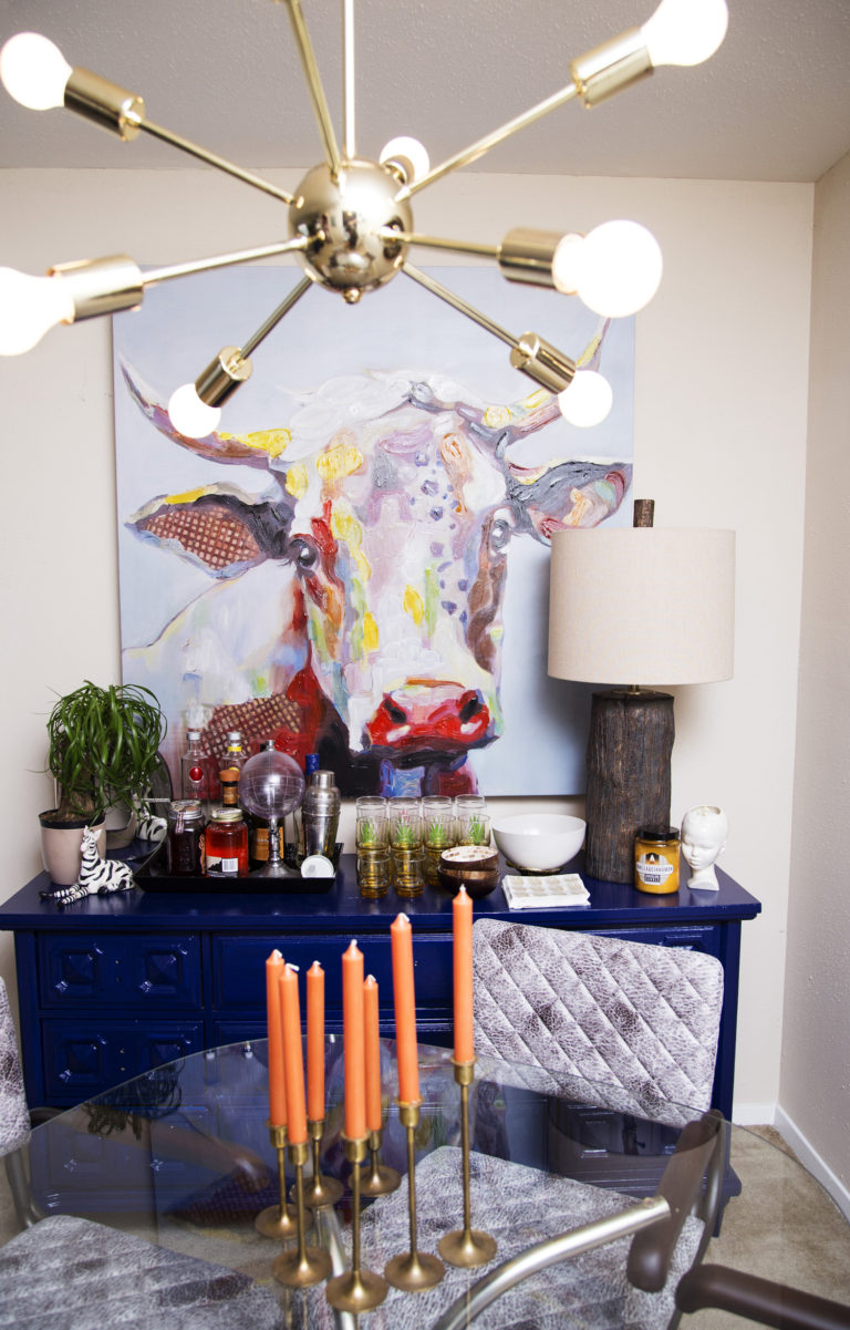 Small, Eclectic Apartment Tour - Whitney J Decor